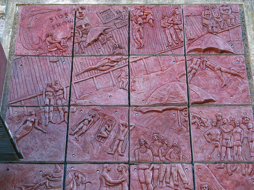 Photo Album: Coney Island Reliefs by Deborah Masters | Amusing the Zillion
