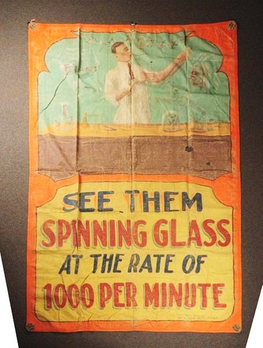 Rare & Vintage: See Them Spinning Glass in the Sideshow | Amusing the ...